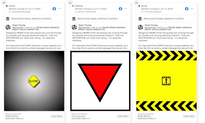 Facebook retira un anuncio de Donald Trump por usar símbolos nazis ...