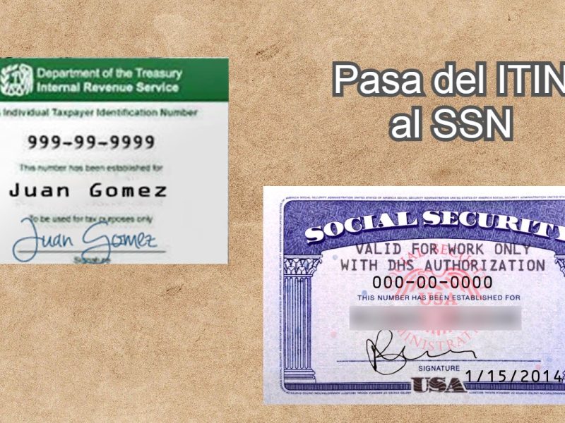 Así puedes pasar del ITIN al número del Seguro Social (SSN)