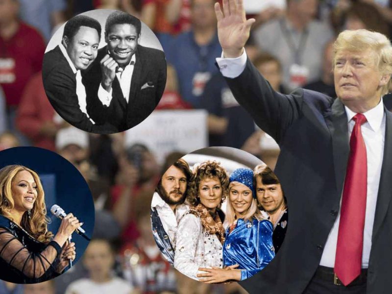 Músicos que prohibieron a Trump usar sus canciones