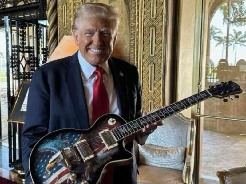 Trump Guitars: Magnate anuncia nuevo negocio