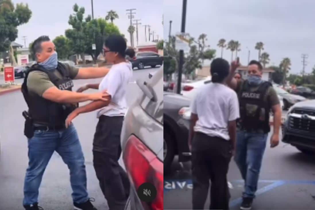 VIDEO | Agente de ICE empuja a menor de edad