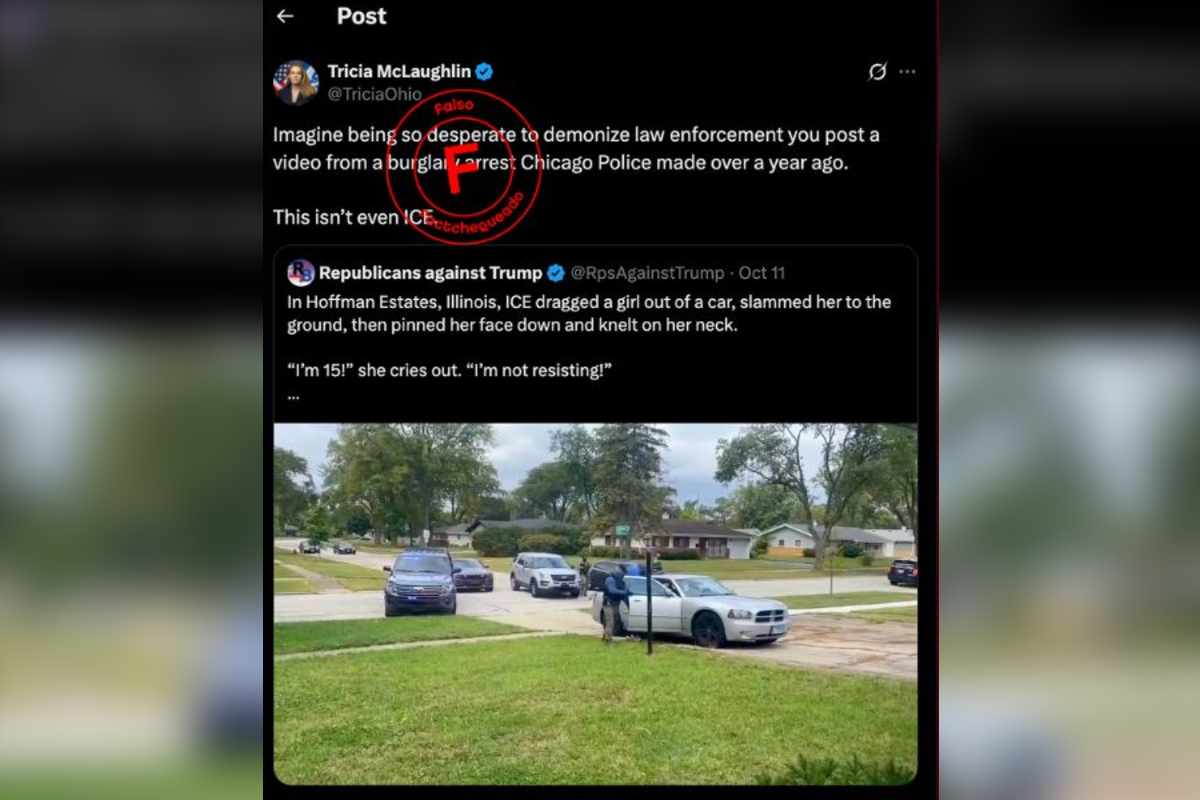 DHS mientre sobre video de ICE en Hoffman Estates, Illinois