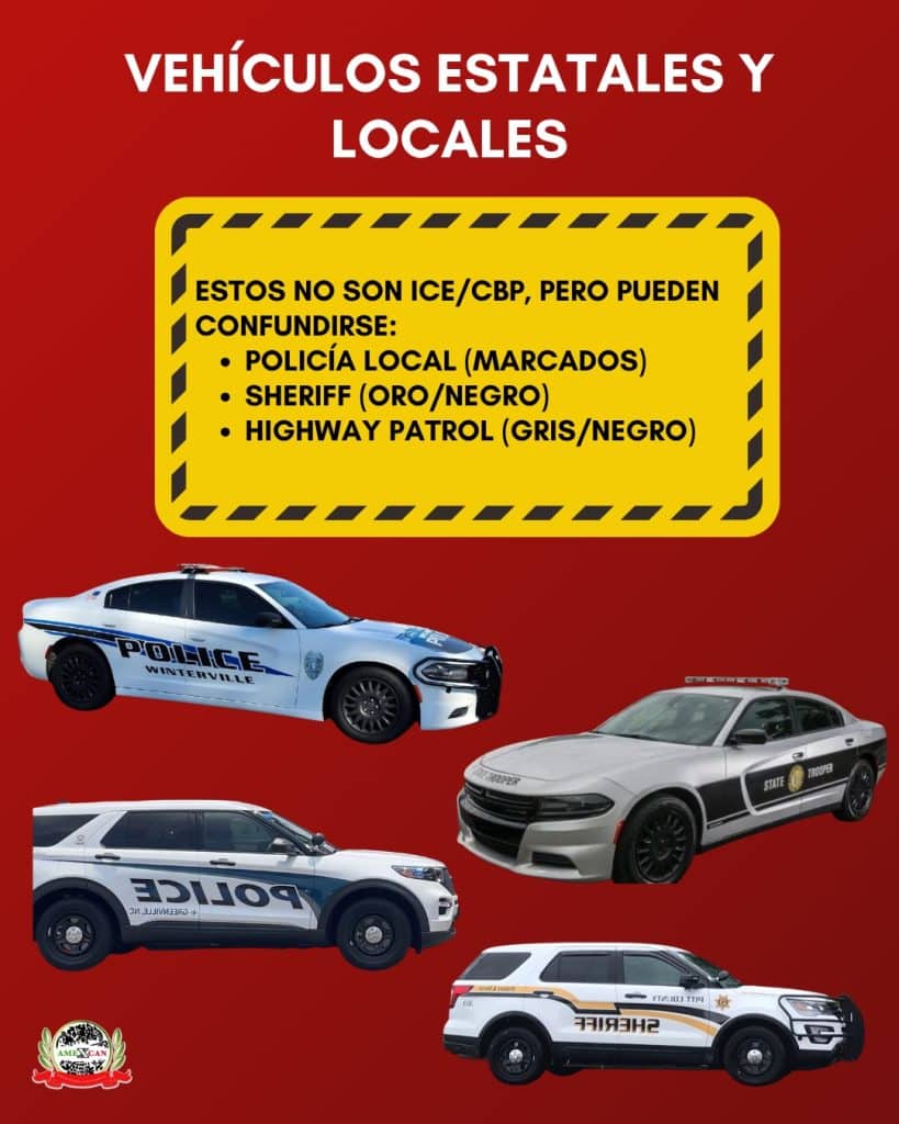 Así se ven las camionetas de migración en Carolina del Norte